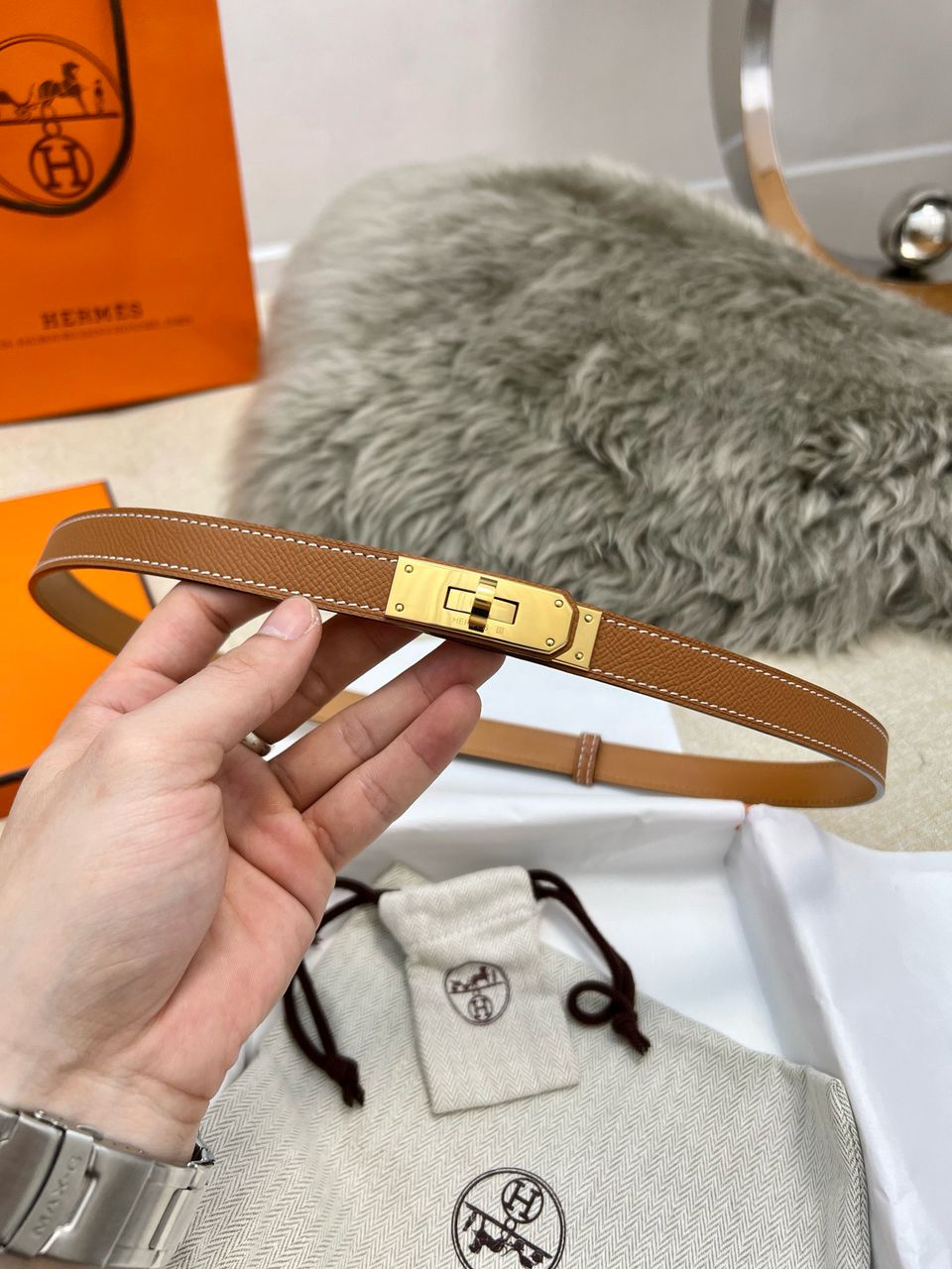 Cinto Hermes Kelly 17 – Manfrim Store